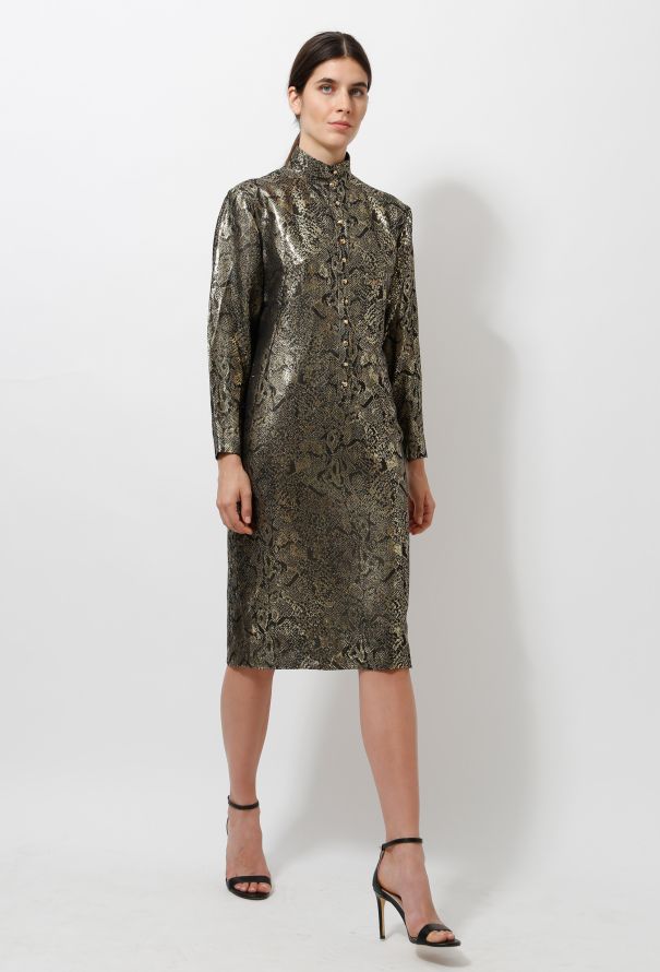 Vintage Metallic Tunic Dress | Authentic & Vintage | ReSEE