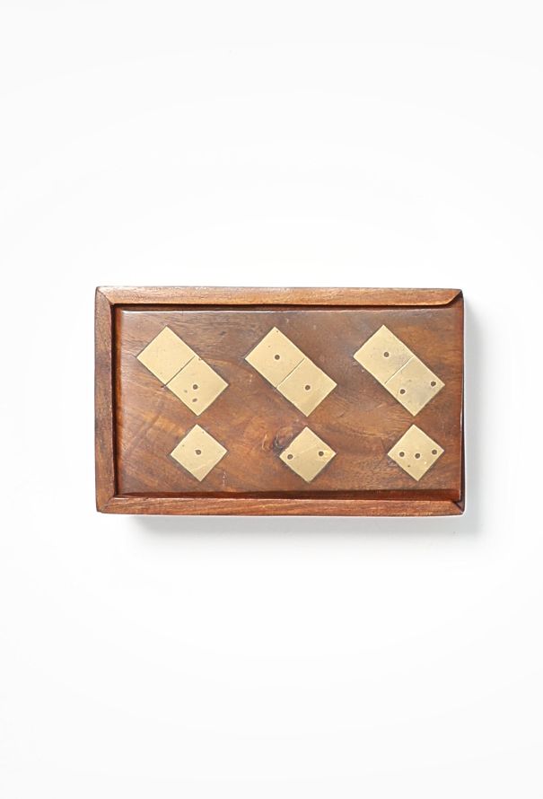 Cedar Wood Game Set Box | Authentic & Vintage | ReSee