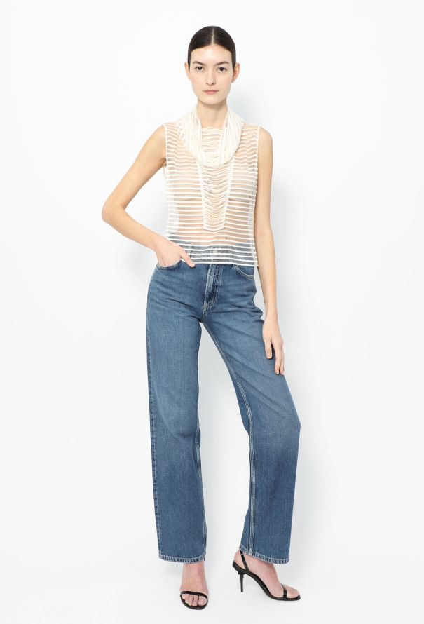 Ivory Pearl Embellished Top | Authentic & Vintage | ReSee Ivory Pearl Embellished Top | Authentic & Vintage | ReSee