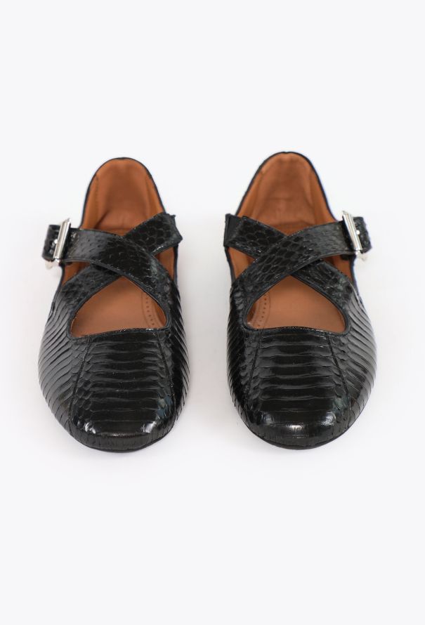 Crossover Python Ballet Flats - Alaïa | ReSee