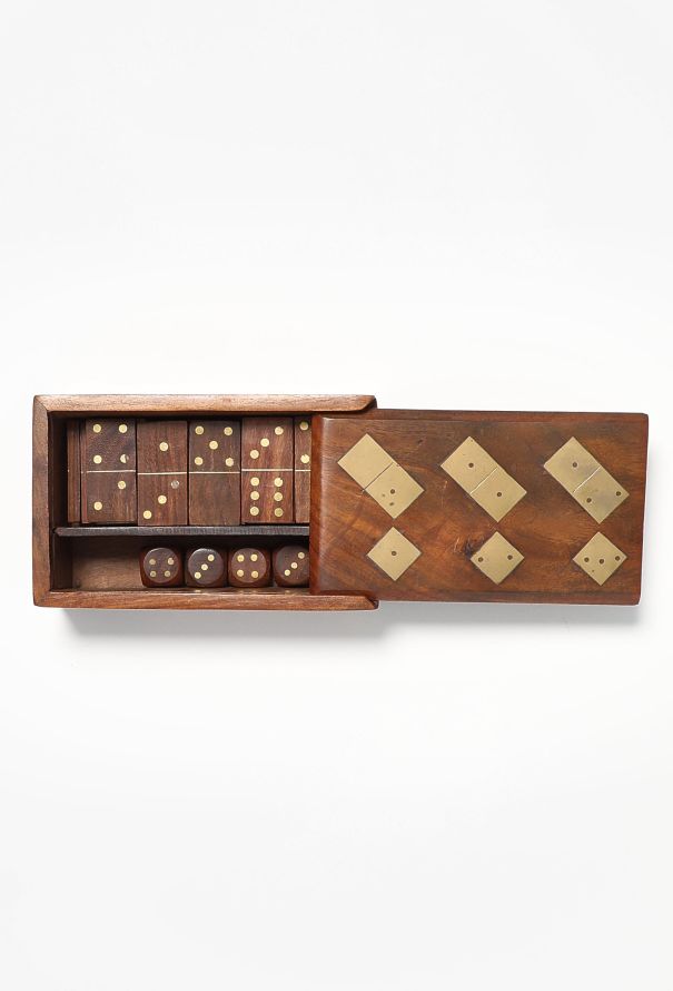Cedar Wood Game Set Box | Authentic & Vintage | ReSEE