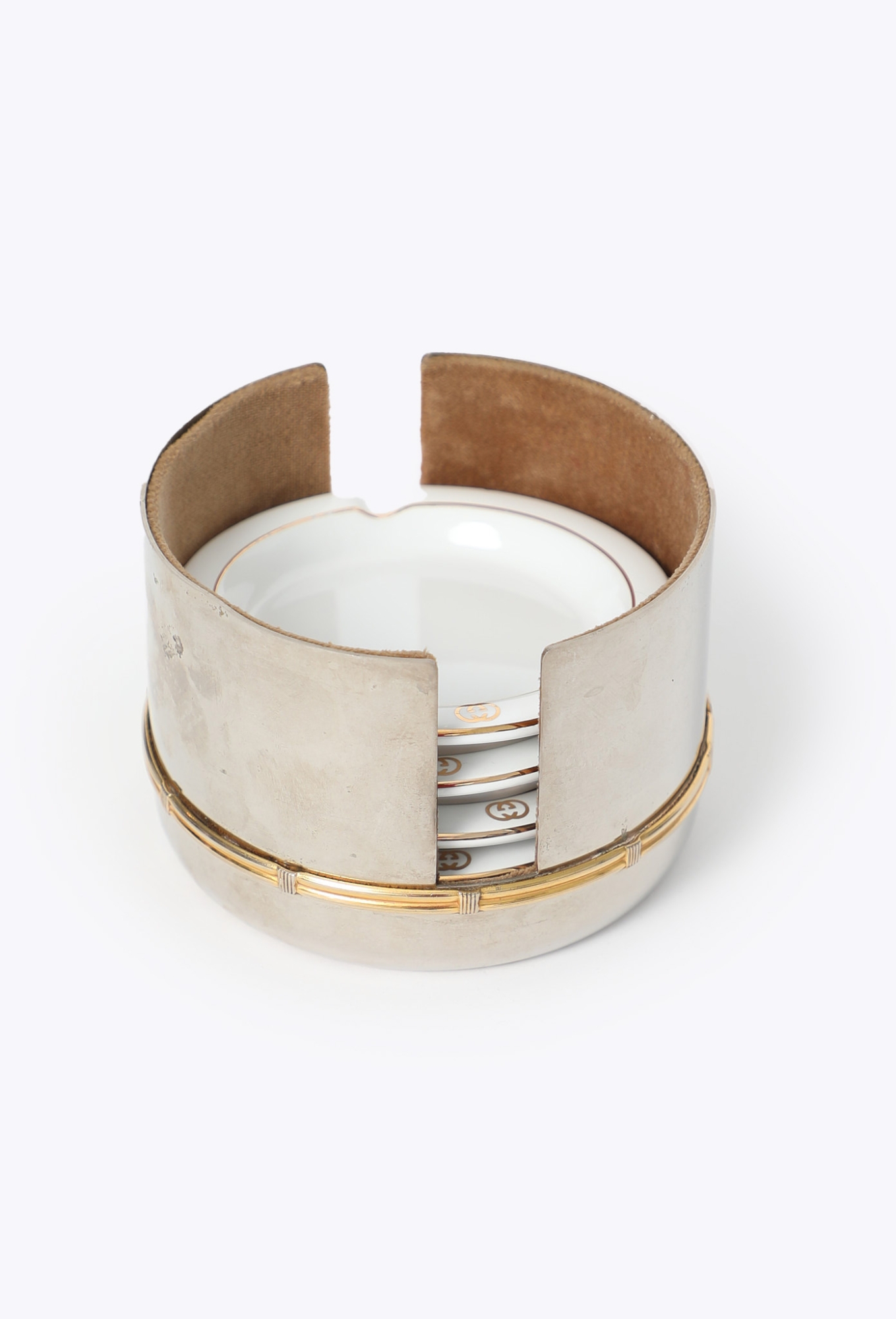 '70s Porcelain 4-piece Ashtray Set - Gucci | ReSee